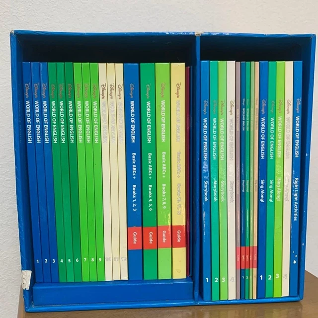 DISNEY'S WORLD OF English CD Set Kids Educational Language Learning ...