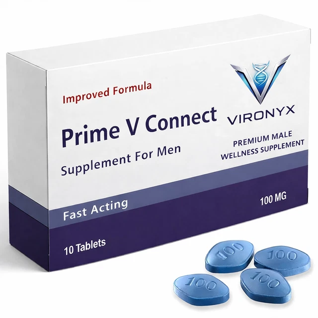 60 X PRIME V CONNECT 100mg – Supplement for Men - Vitality & Energy ...
