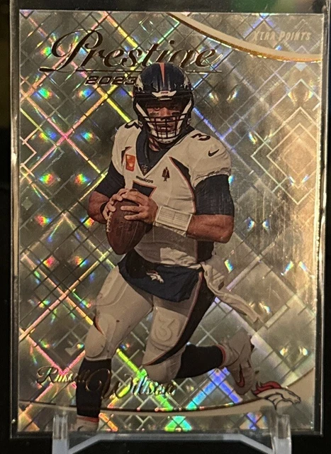 2023 PRESTIGE XTRA Points Russell Wilson Diamond Parallel Insert Denver ...