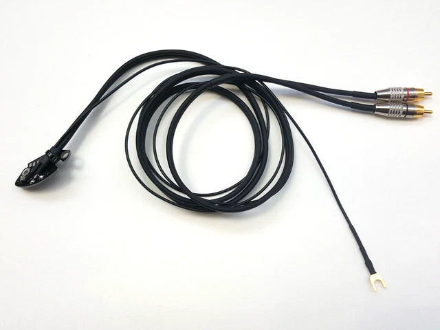 CÂBLE RCA PLATINE Technics Soudé Sur PCB Avec Masse Sl 1200 1210 EUR 26 ...