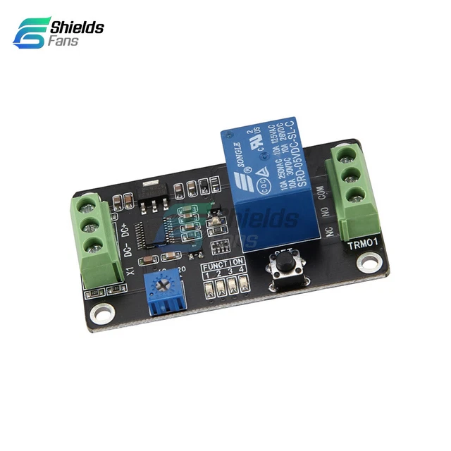 DC 5V/12V/24V TRM01 Time Delay Relay Module Self-Locking Delay Switch New EUR 5,26 - PicClick FR