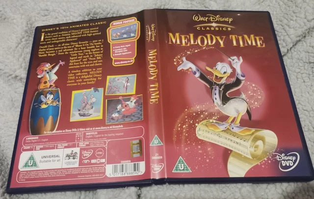 WALT DISNEY MELODY Time DVD 10th Animated Classic Feature Film Movie £2 ...