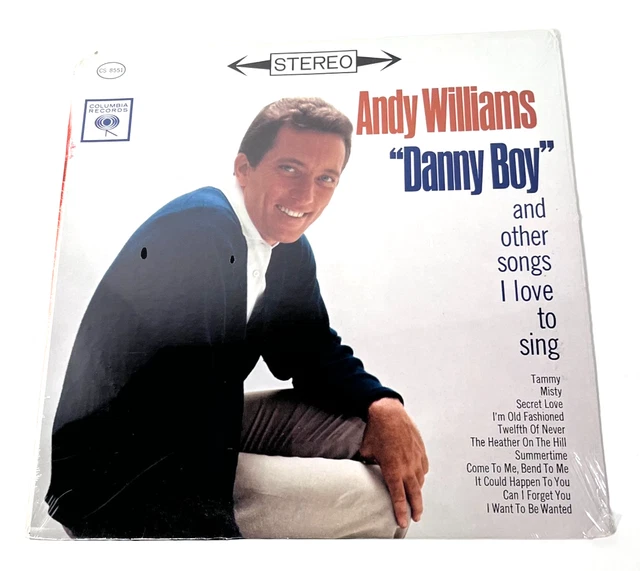NEW SEALED - Andy Williams Danny Boy And Other Songs I Love To Sing ...