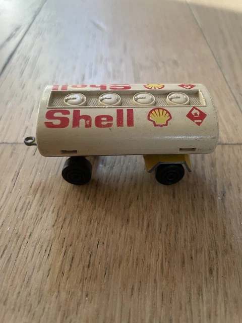 MAJORETTE REMORQUE CITERNE Essence Shell 1:60ème Réf 327 Camion Ford ...