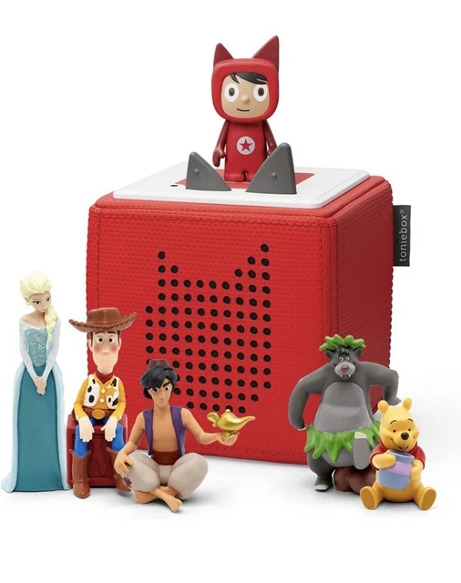 TONIES TONIEBOX DISNEY Mega Bundle Aladdin, Jungle Book, Poo, Frozen ...