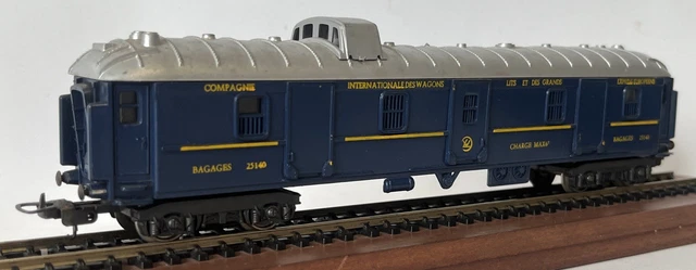 VINTAGE LIMA 9301 HO Gauge CIWL Baggage Coach Car 25140 Blue Model ...