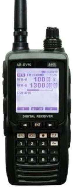 AOR AR-DV10 DIGITAL Handy Receiver 100KHz-1300MHz SDR Digital Multiband ...