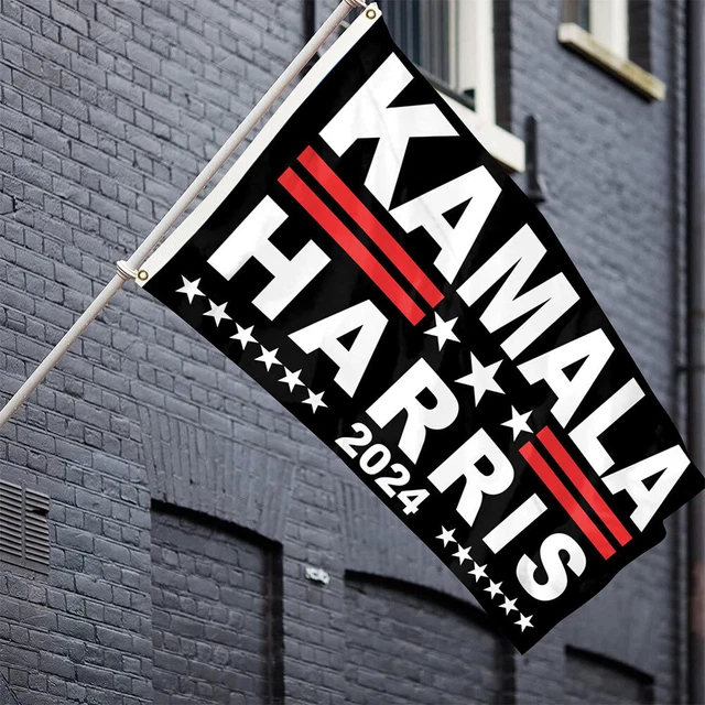 KAMALA HARRIS 2024 US Presidential Election Flags Vivid Color for ...