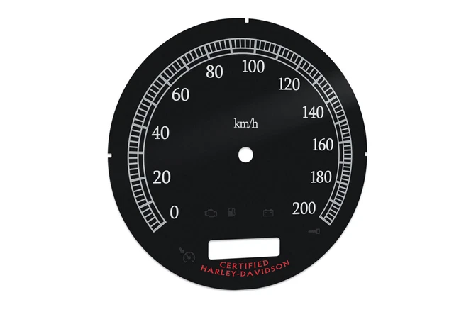 HARLEY-DAVIDSON ROAD KING - Speedometer dials MPH to KM/H Gauges £55.19 ...