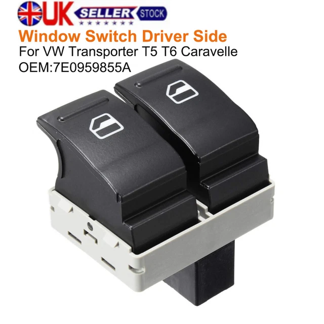 FOR VW TRANSPORTER T5 T6 Multivan Electric Door Window Switch Double ...