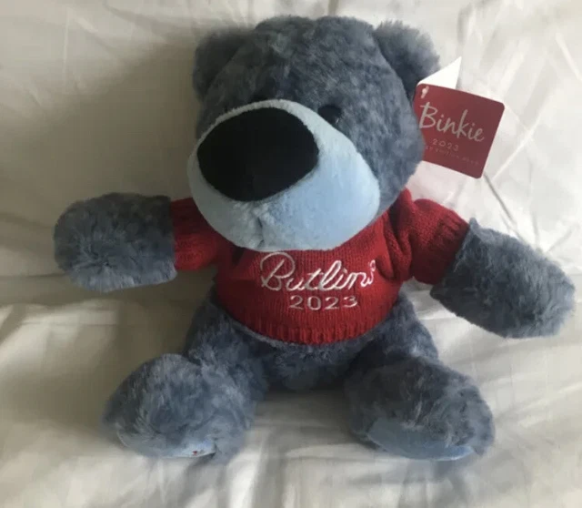 BUTLINS 2023 BINKIE bear plush teddy X £24.99 - PicClick UK