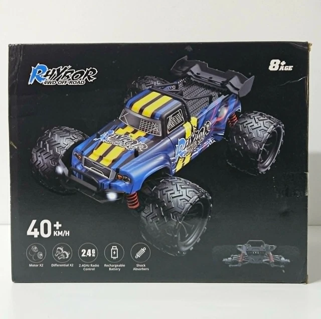 RHYBOR RC OFFROAD Car 4WD Monster Truck 40km/h 1:16 Scale New and Boxed ...