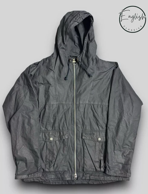 BARBOUR X NATIONAL Trust Crake Wax Jacket Men’s Medium Navy £104.95 ...