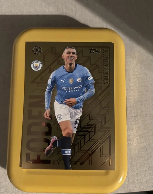 PHIL FODEN CITY Gold Edge Edition Card GE 1 - Topps Match Attax 2024/25 ...