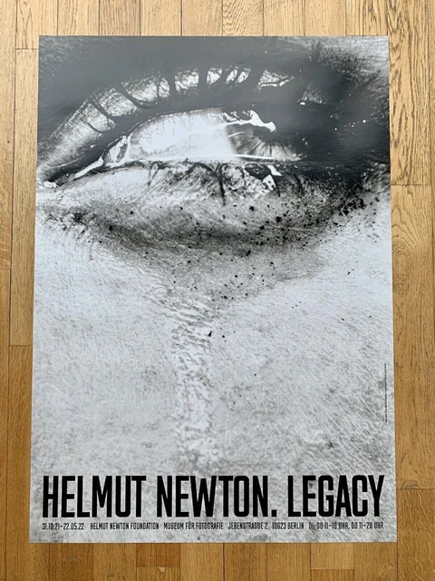 HELMUT NEWTON ORIGINAL VINTAGE exhibition POSTER Legacy AFFICHE 2021 £ ...