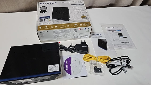 NICHT FÜR DEUTSCHLAND NETGEAR D6200-100PES AC WLAN Modem-Router Annex A ...