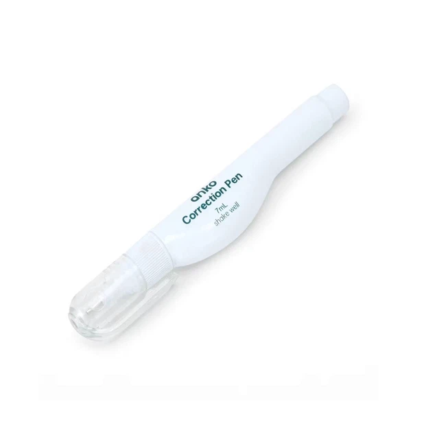 7ML-CORRECTION PEN WHITE Out Pen Liquid Correction Fluid Stationery AU ...
