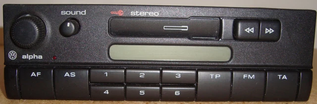 AUTORADIO ALPHA 4 Blaupunkt d'origine VOLKSWAGEN golf 3 golf 4 stereo ...