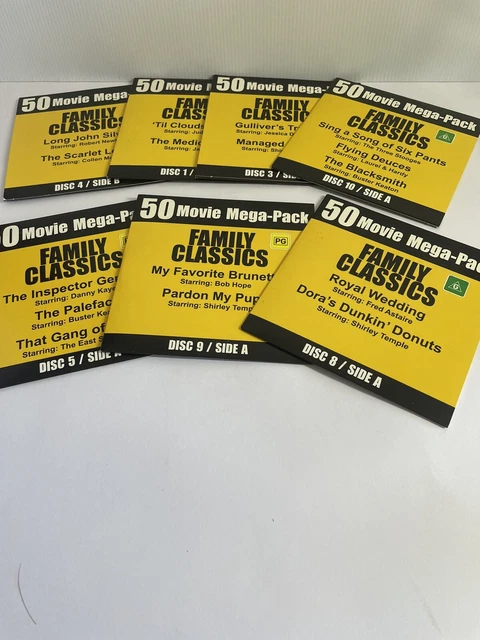 DVD FAMILY MOVIES Mega Pack. 15 Movie Set VGC region 4 PAL. Dvds Bulk ...