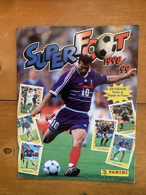 ALBUM PANINI SUPERFOOT 1998-99 STICKERS Complet 90 % THIERRY HENRY ...