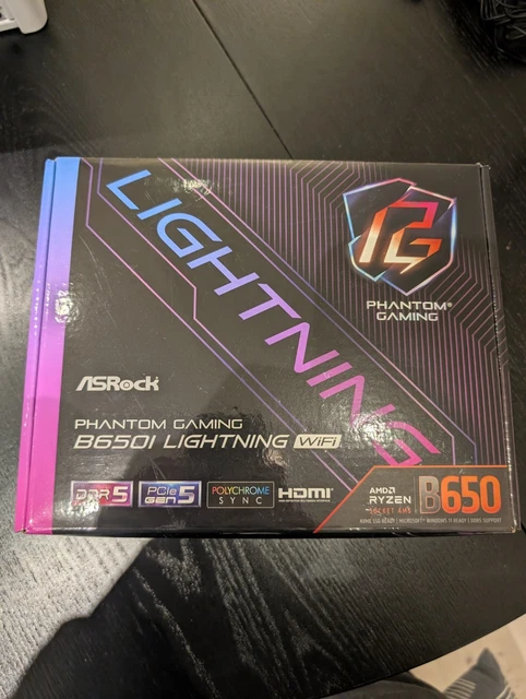 ASROCK PHANTOM GAMING B650I Lightning WiFi Gaming Motherboard £154.00 ...