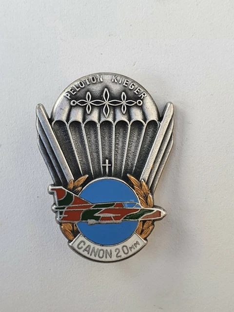 1° RHP RÉGIMENT de Hussards Parachutistes Pelot Kieger canon 20mm ...