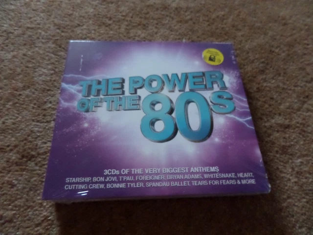CD TRIPLE ALBUM - NEW & SEALED - THE POWER OF THE 80s - STARSHIP BON ...