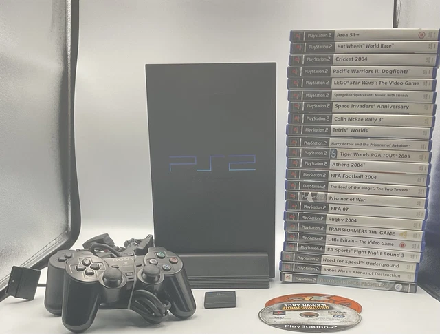 SONY PLAYSTATION 2 Console Bundle Official Controller Memory Card And ...