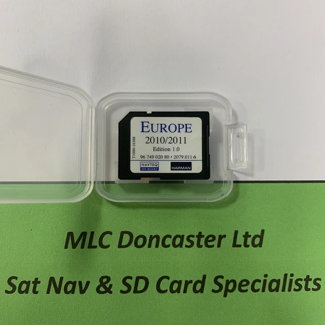GENUINE CITROEN/PEUGEOT SATELLITE Navigation SAT NAV SD Card 96 749 020 ...