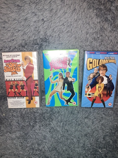 Austin Powers 1 2 3 Vhs Lot Goldmember Man Of Mystery The Spy Who Shagged Me £14 99 Picclick Uk