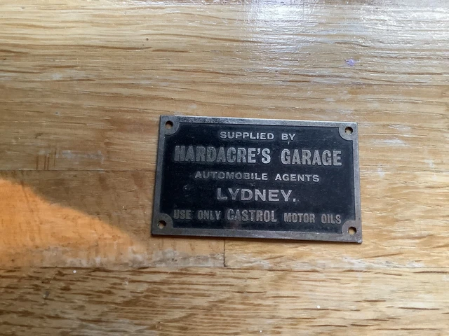 HARDACRE’S GARAGE AUTOMOTIVE Agents Lyndsey- Suppliers Badge Plaque ...