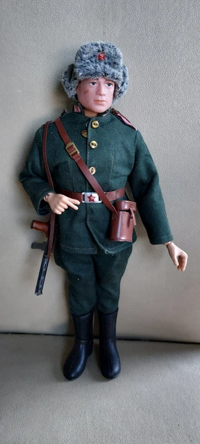HASBRO VINTAGE GI Joe Wearing Vintage Palitoy Action Man Russian ...