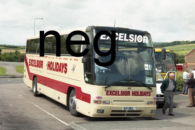 35MM BUS NEGATIVE EXCELSIOR BOURNEMOUTH Volvo B10M Plaxton A3XEL NEG NO ...