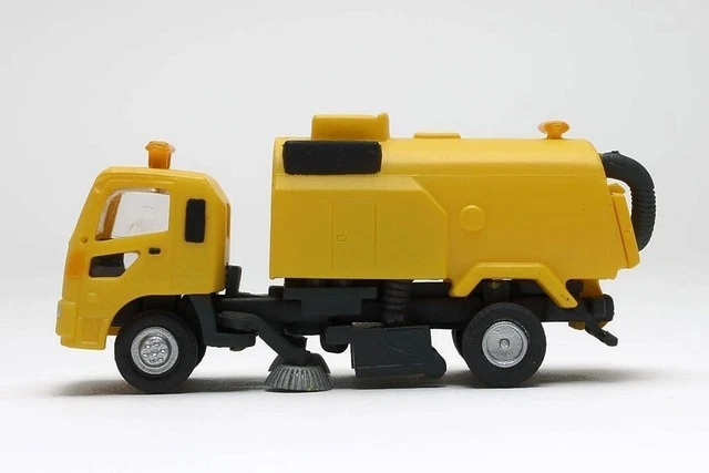 N SCALE FUJIMOTO Pro-Hobby Kato HS-60 Street Sweeper Truck Yellow $9.99 ...
