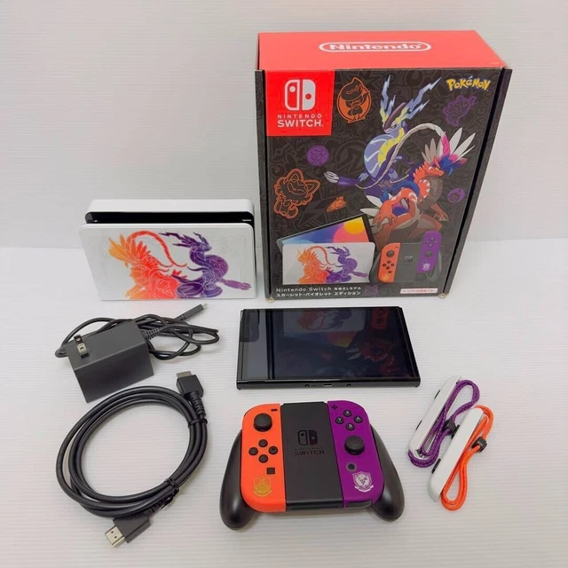 NOUVELLE CONSOLE OLED 64 Go Nintendo Switch Pokémon Écarlate et Violet ...