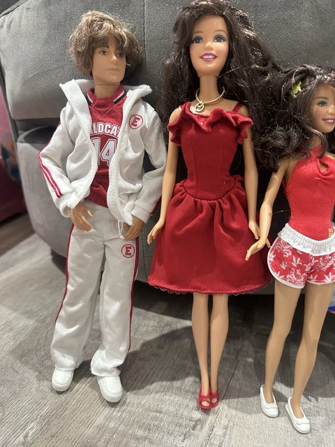 BARBIE HIGH SCHOOL Musical Doll Bundle Troy, Sharpay, Gabriela, Chad ...