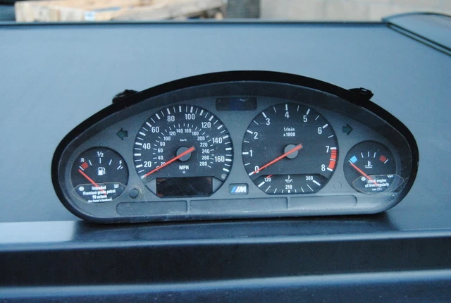 GENUINE BMW SPEEDOMETER Speedometer Speedometer Speedometer Miles Km/h ...