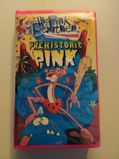 PINK PANTHER CARTOON Collection, Prehistoric Pink VHS 1997 Rare Movie ...