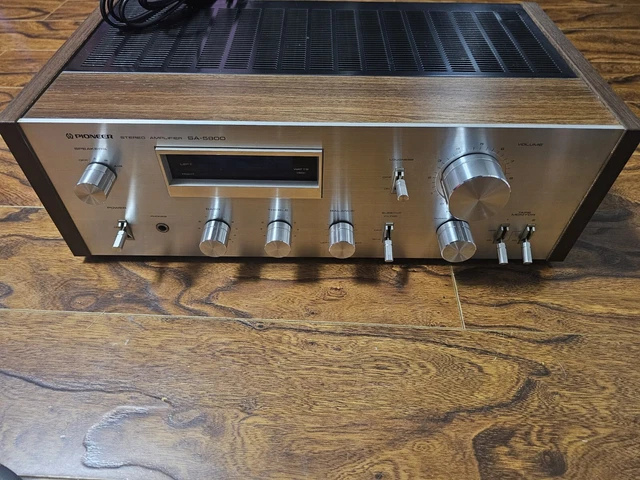 VINTAGE PIONEER SA-5800 Stereo Amplifier - Silver Front, Tested see ...