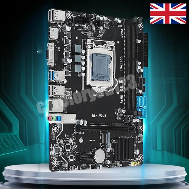 B85 DESKTOP MOTHERBOARD NVME M.2 SSD Desktop Mainboard PCI-E 16X ...