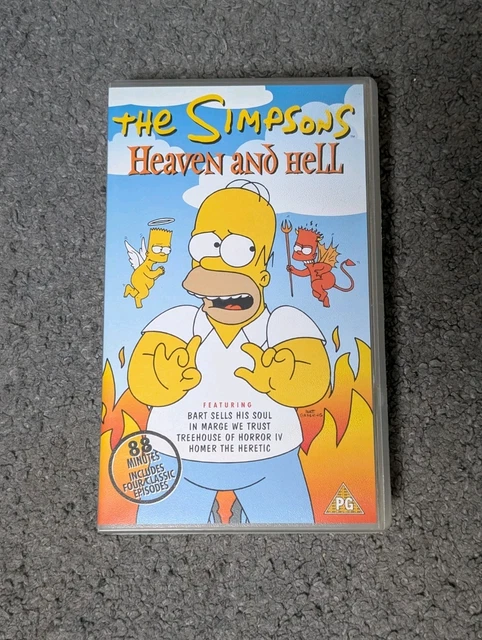THE SIMPSONS HEAVEN and Hell - 4 Episodes VHS Video Tape (PAL) £4.99 ...