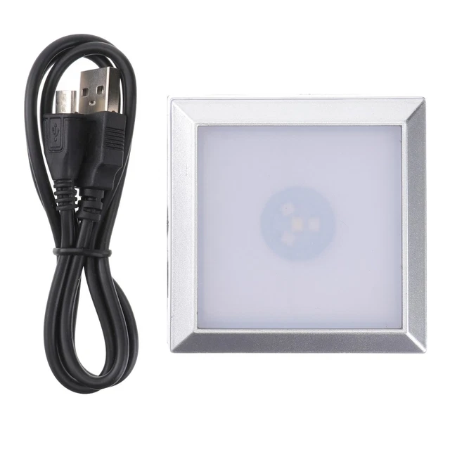 SMALL SQUARE LAMP Holder Display Stand Light LED for Crystal Lighted £ ...