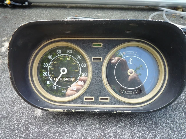 FORD ESCORT MK1 SPEEDOMETER & FUEL GAUGE speedo 1100 1300 van dash ...