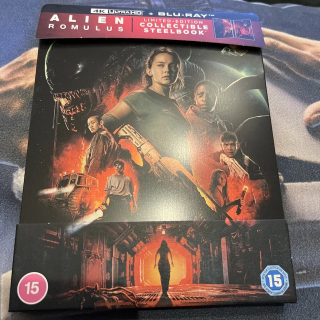 ALIEN ROMULUS : 4K Ultra UHD + Blu-ray UK STEELBOOK Limited Edition £5. ...