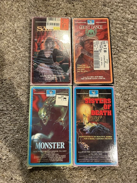 INTERGLOBAL VHS LOT Horror Satans Cheerleaders Monster Sisters Of Death ...