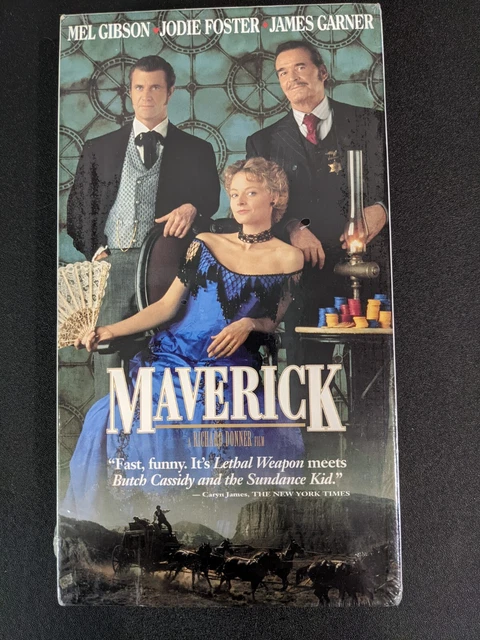 MAVERICK VHS WARNER 1994 Brand New FACTORY SEALED W/ WATERMARK £5.43 ...