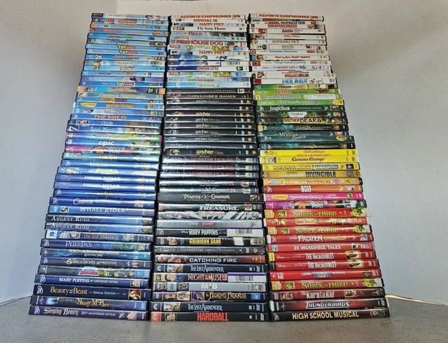 WHOLESALE LOT 100+ DVDs Kids & Family Childrens Baby Disney Nickelodeon Potter £40.50 - PicClick UK