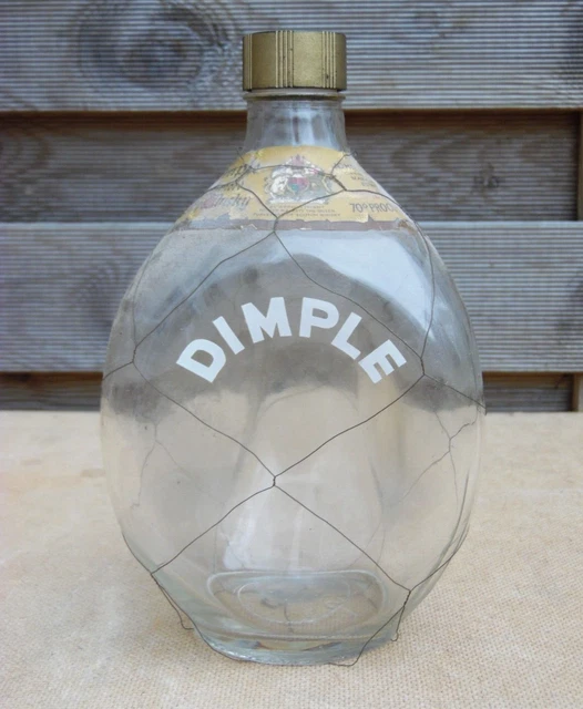 VINTAGE DIMPLE OLD Blended Scotch Whisky Empty Bottle John Haig & Co ...