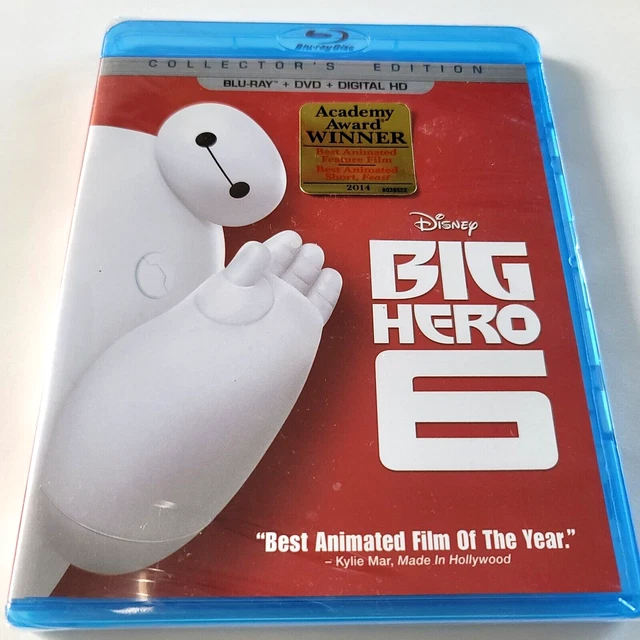 DISNEY BIG HERO 6 Blu-ray DVD Digital HD 2014 £13.12 - PicClick UK