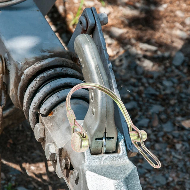 4 COUNT HITCH Pin for Receiver Locking Coupler Spring Fasten £21.79 ...